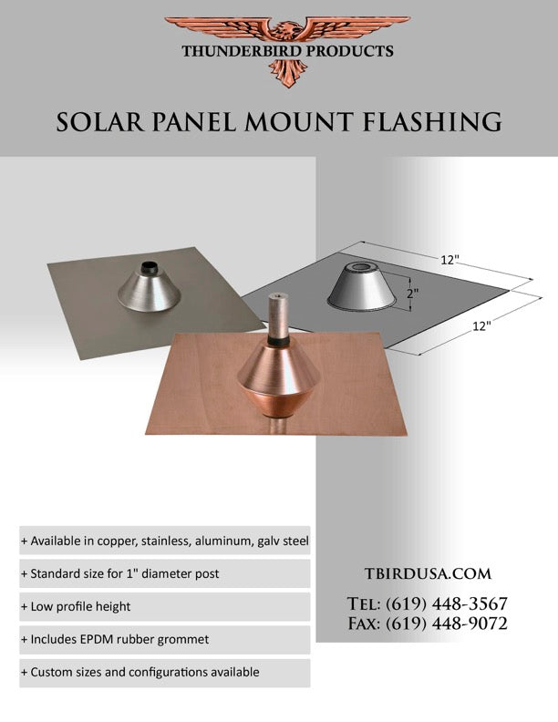 Solar Roof Flashing | Thunderbird Products