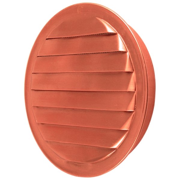 Round Soffit Vent With Screen - Copper | Thunderbird Products