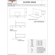 Buy Professional-Grade Scupper Drains | Thunderbird Products