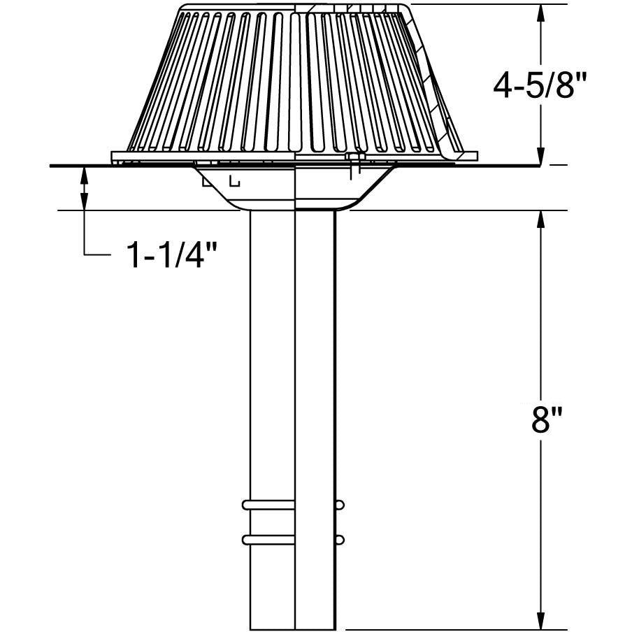 Stainless Steel Retrofit Roof Drain | Thunderbird Products