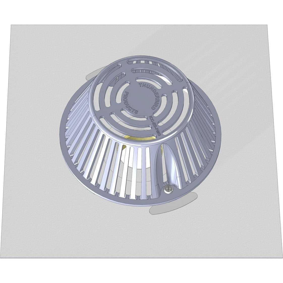 TPO/PVC-Clad Stainless Steel Bottom Outlet Roof Drain | Thunderbird ...