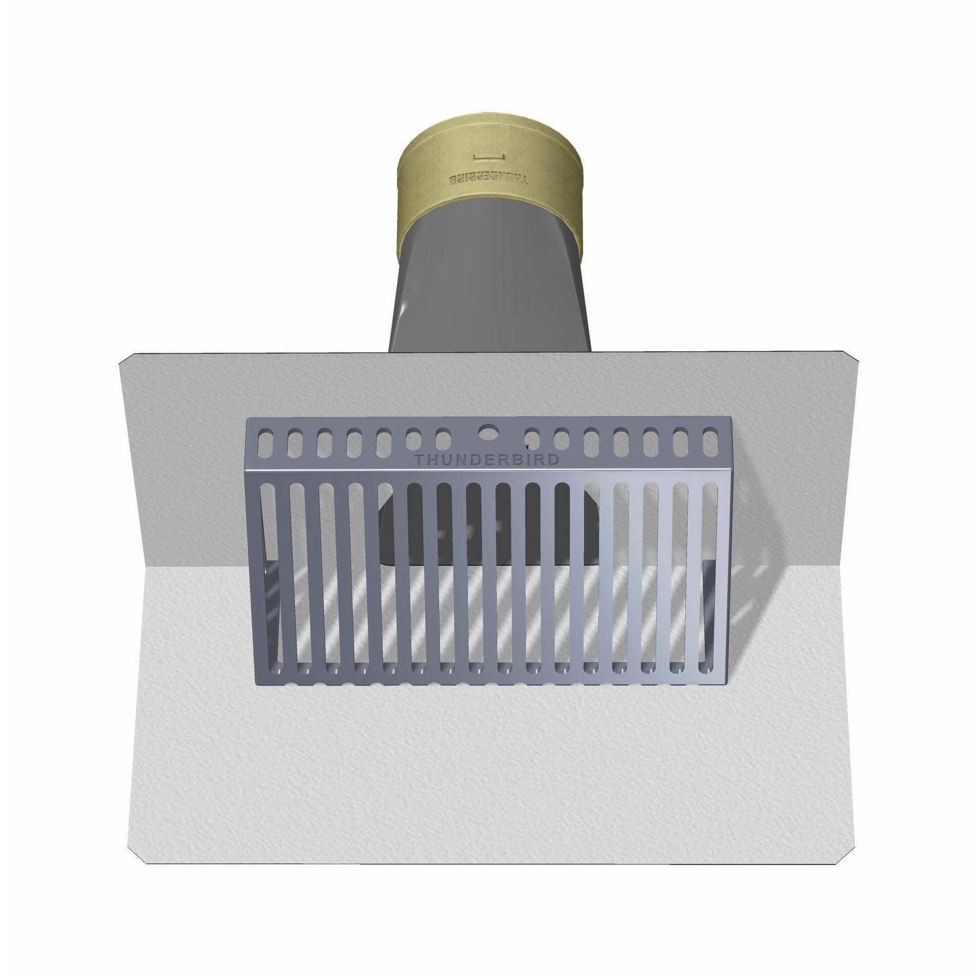 TPO/PVC-Clad Stainless Steel Through Wall Parapet Roof Drain ...